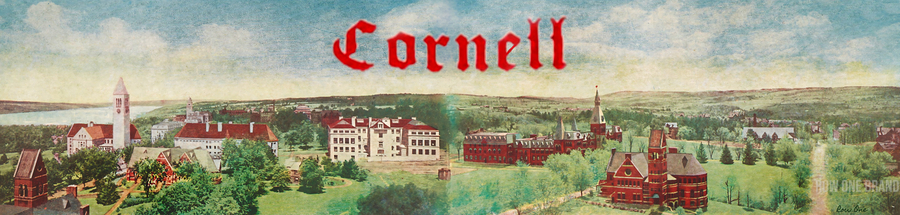 1903 Cornell Campus Art by Row One Brand Wall Art