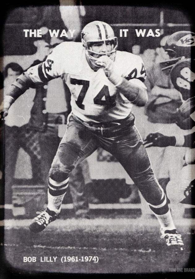 Dallas Cowboys Bob Lilly Photo Art by Row One Brand Wall Art