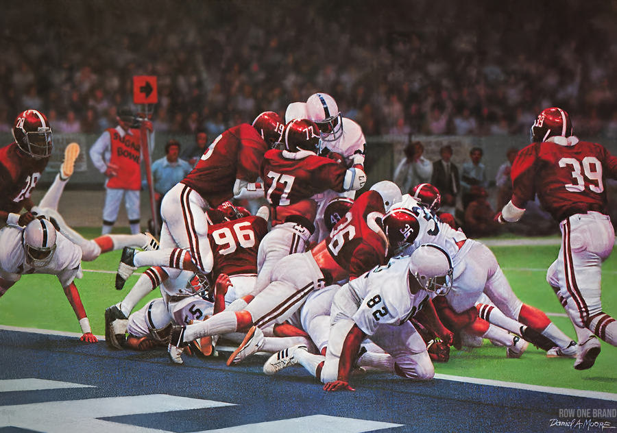 1979 Alabama Football Art by Daniel Moore by Row One Brand Wall Art