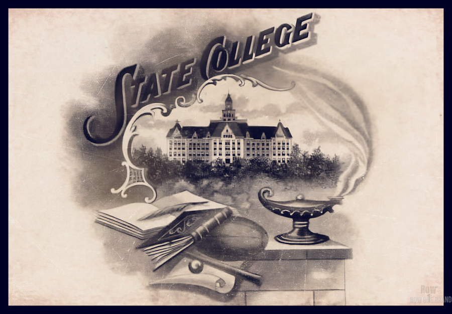 Early 1900s State College Art by Row One Brand Wall Art