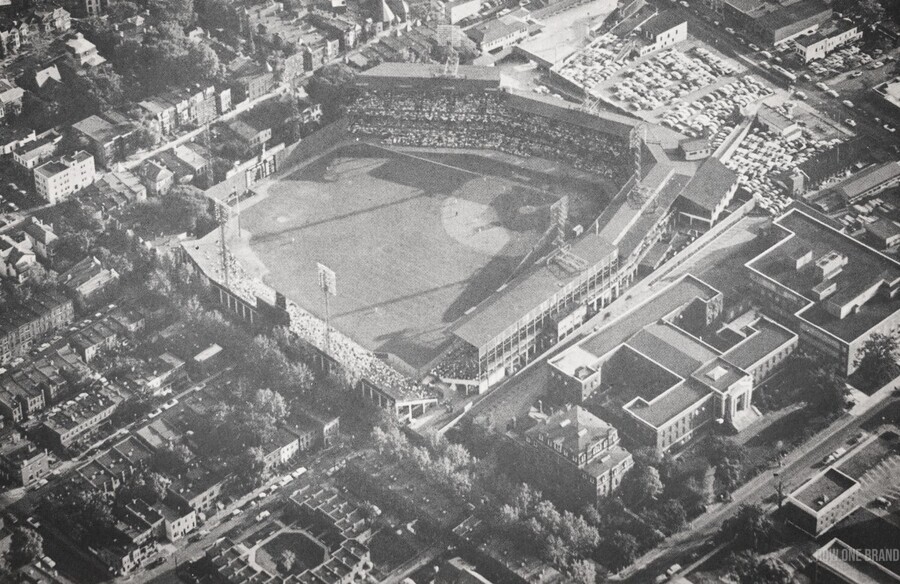 griffith stadium washington dc by Row One Brand Wall Art