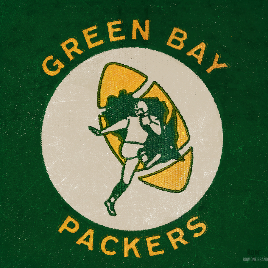 Historic 1960s Green Bay Packers Art by Row One Brand Wall Art