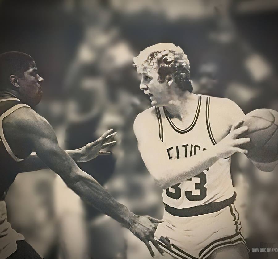 Magic vs. Bird | Fathers Day Sports Art for Basketball Fans by Row One ...