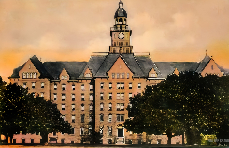 Old Main Building at Penn State University by Row One Brand Wall Art