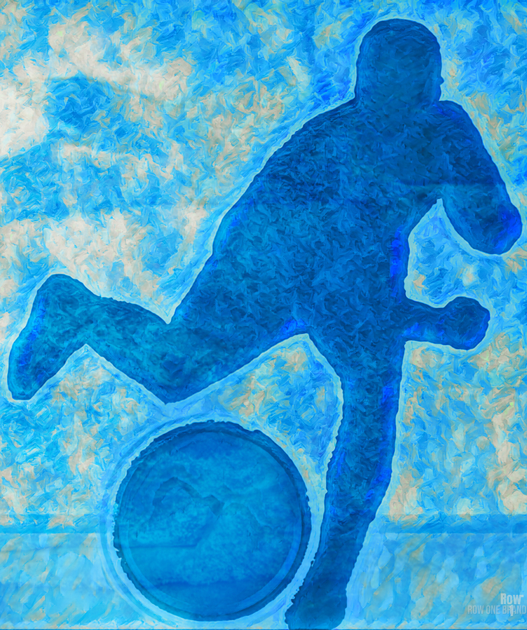 Perfect Pitch Abstract Baseball Art by Row One Brand Wall Art