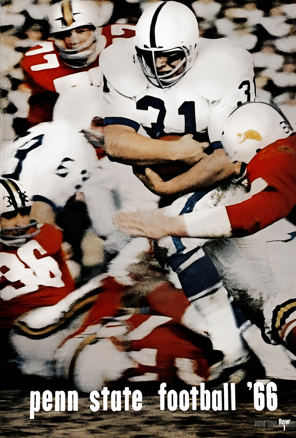 1966 Penn State Football Art by Row One Brand Wall Art