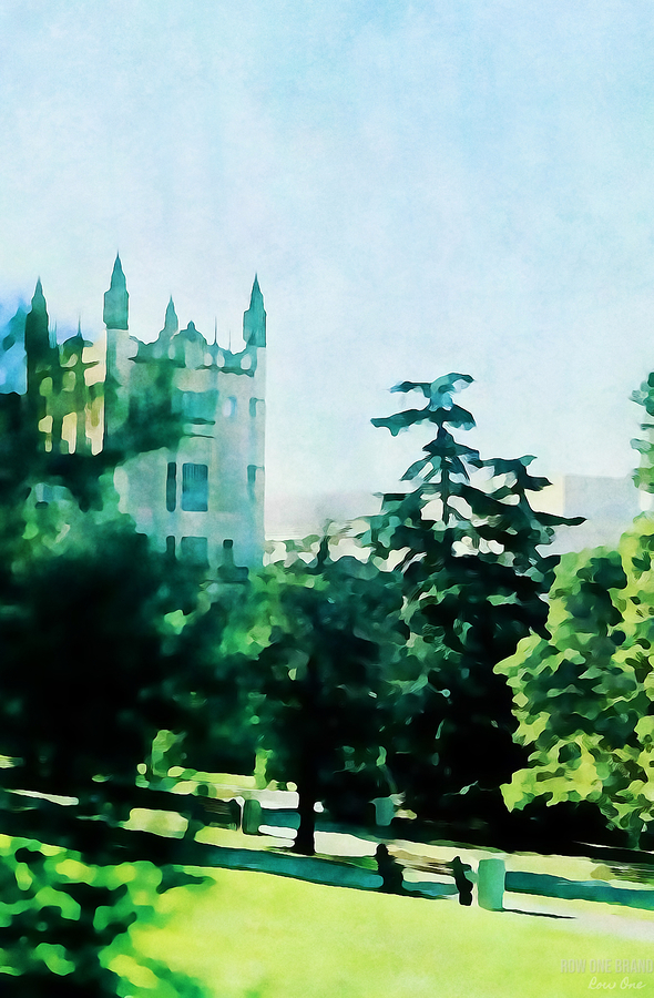 ucla campus art 1960s los angeles by Row One Brand Wall Art