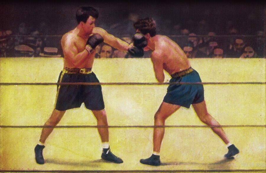 Vintage Boxing Art by Row One Brand Wall Art