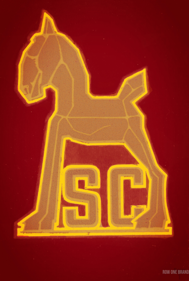 Vintage USC Trojans Art par Row One Brand