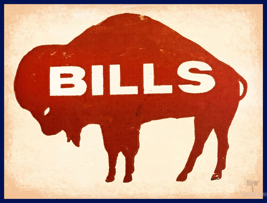 Throwback Buffalo Bills Art by Row One Brand Wall Art