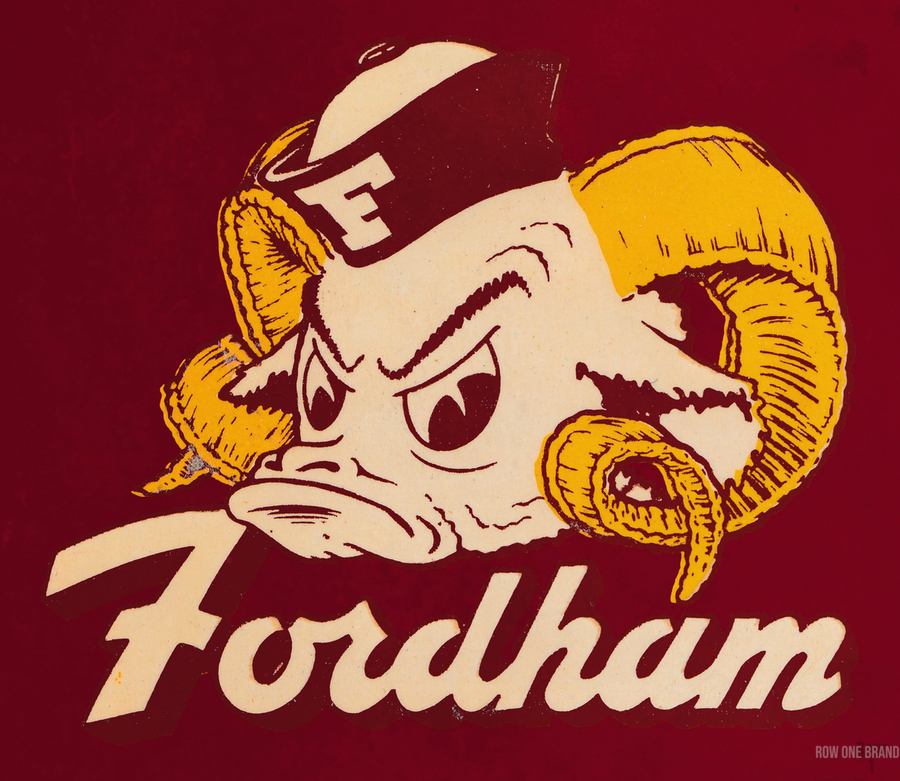 Vintage Fordham Ram Mascot Art by Row One Brand Wall Art