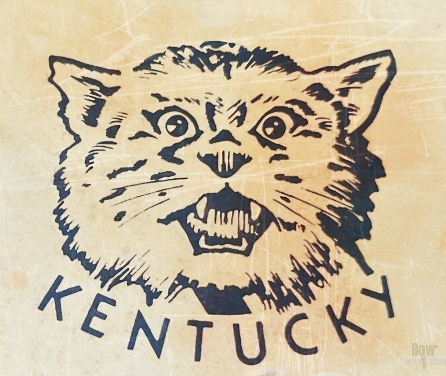 Vintage Kentucky Wildcat Art by Row One Brand Wall Art