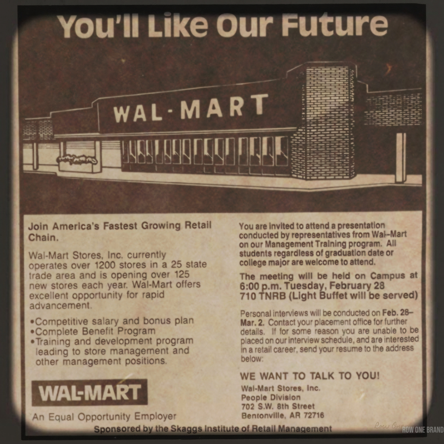 1980s Wal-Mart Advertisement Viewfinder Slide Art by Row One Brand Wall Art