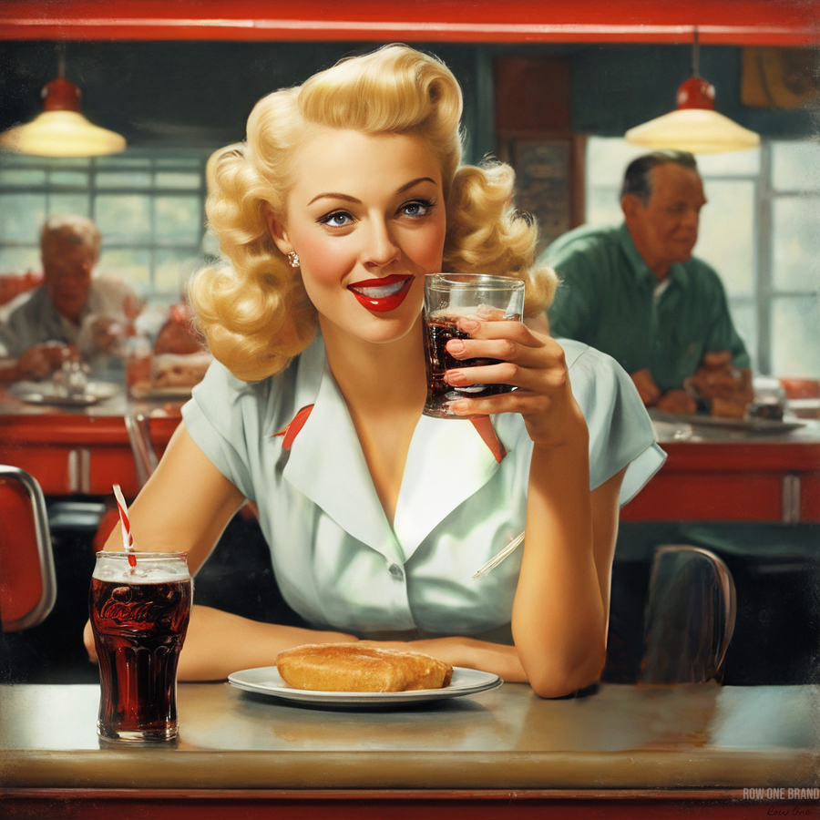 1950s Diner by Row One Brand Wall Art