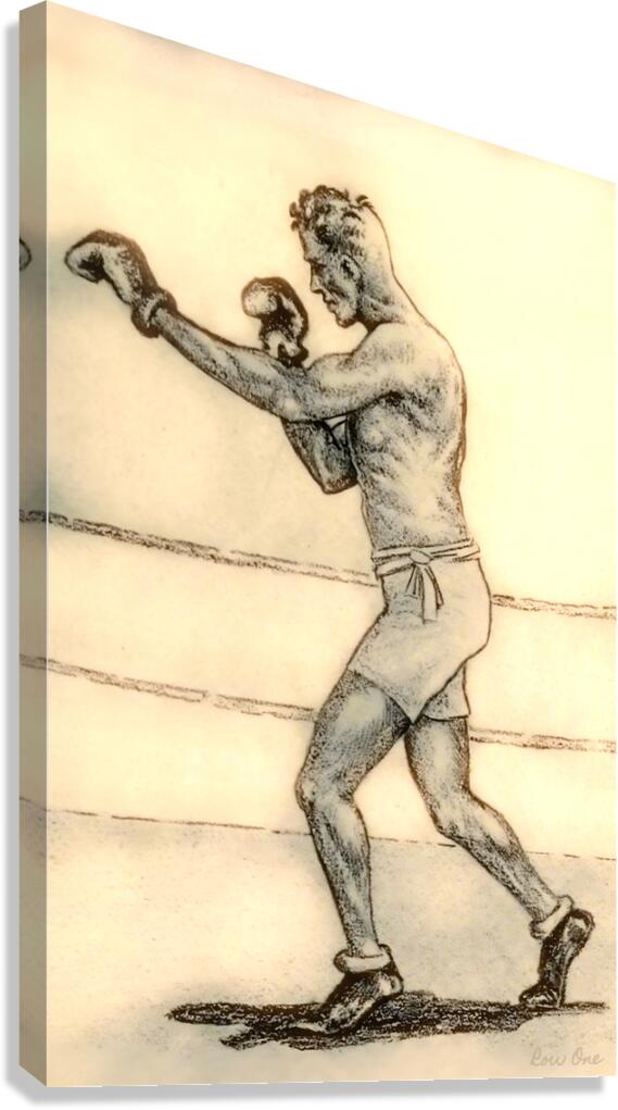 1920s boxing art by Row One Brand Wall Art