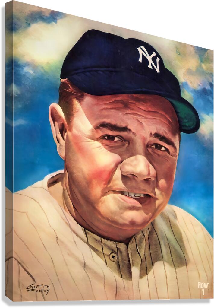 Babe Ruth Art by Griffith Foxley by Row One Brand Wall Art
