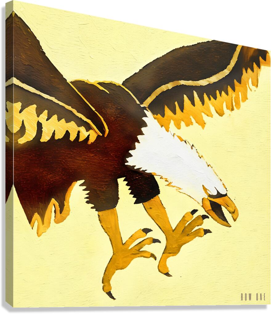 1980s flying avian art by Row One Brand Wall Art