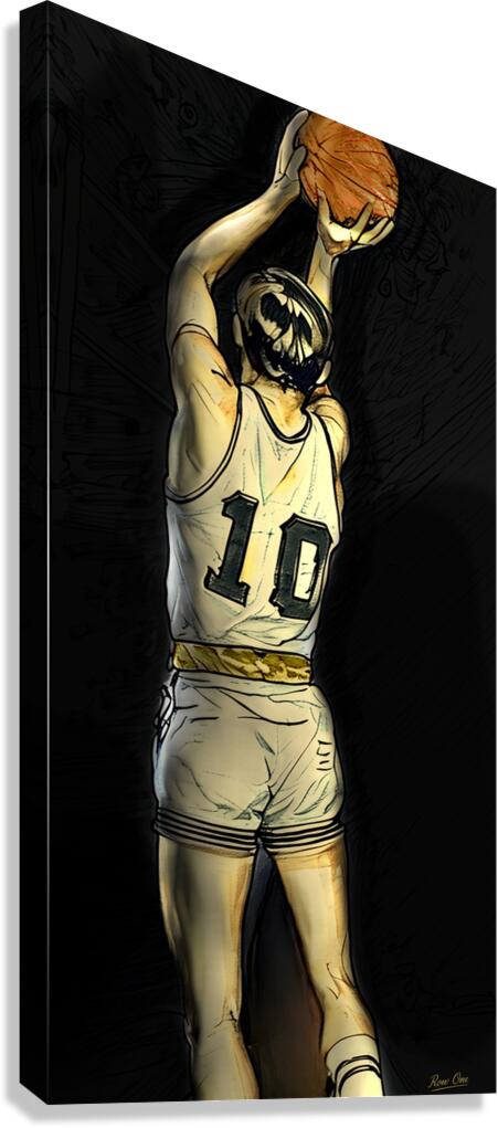 Rick Mount Purdue Basketball Art by Row One Brand Wall Art