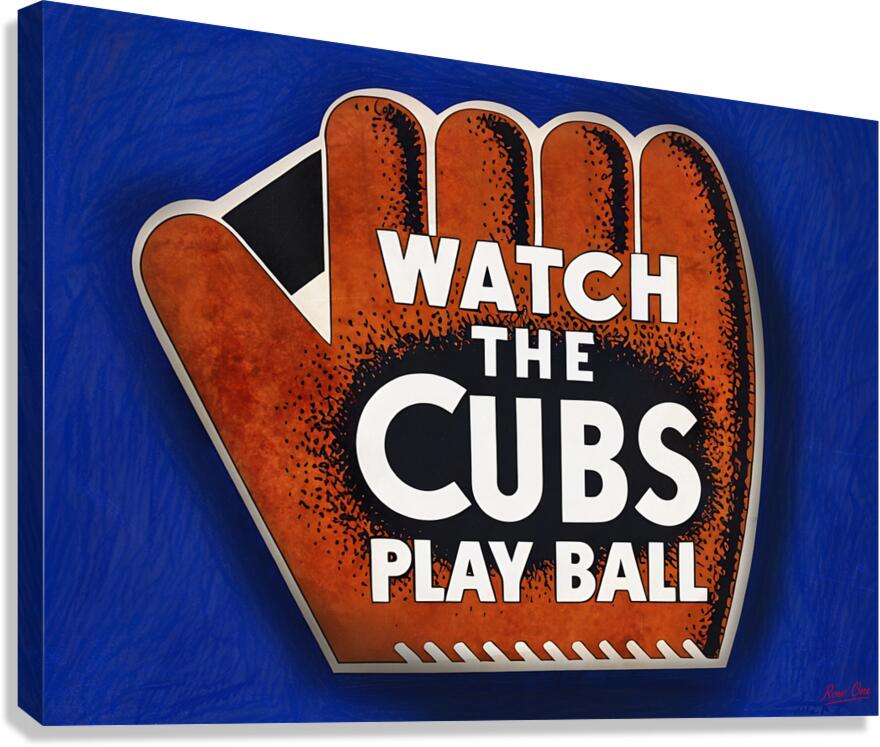 1942 Chicago Cubs Play Ball Art by Row One Brand Wall Art