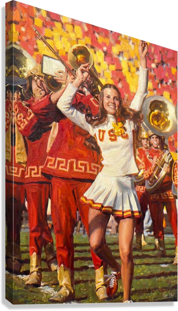1970s USC Band and Cheerleader Art by Row One Brand Wall Art