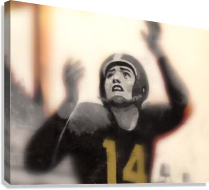 1956 Football Grab Art Metal Sign by Row One Brand Wall Art