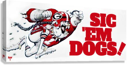 Sic Em Dogs by Row One Brand Wall Art