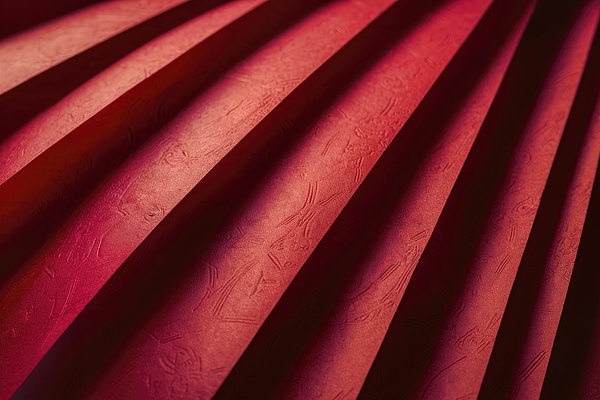 Sheet of red paper texture background by Violeta Popescu Wall Art