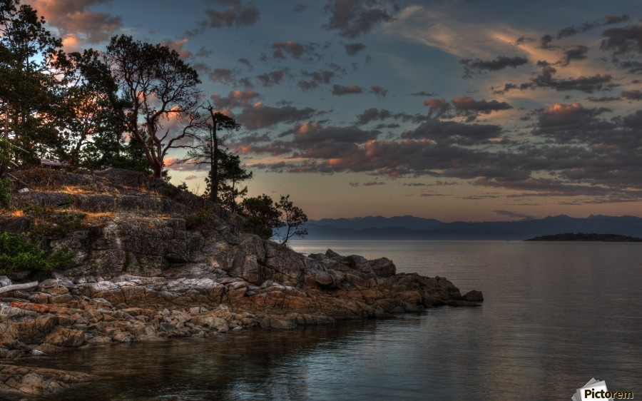 Brickyard Evening by Randy Hall by Randy Hall Wall Art