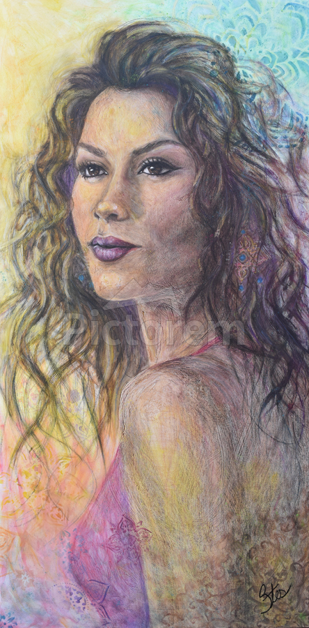 Sarasvasti by Stessy Chenail Wall Art