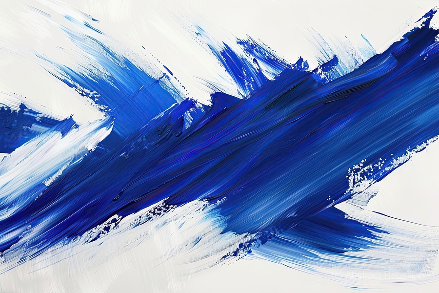 Azure Currents Y395HJ 60 by Abstract Rebellion Wall Art