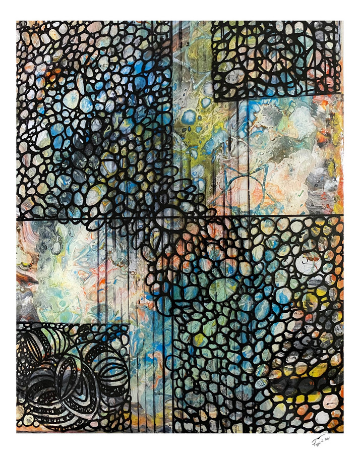 Beyond The Surface by Reggie S Wall Art