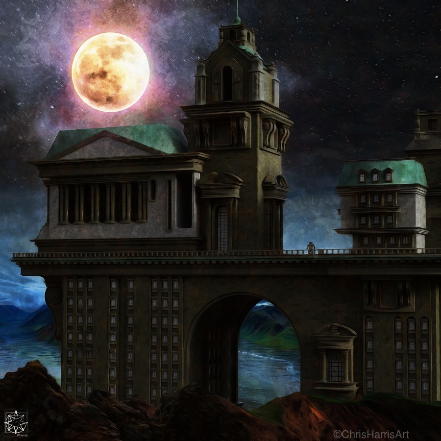 The Upper Levels Part 1 by ChrisHarrisArt Wall Art