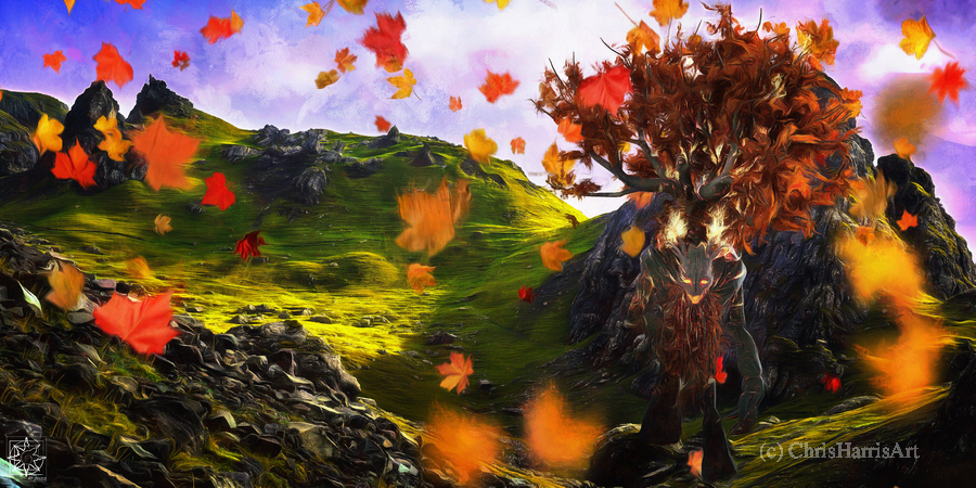 Treant by ChrisHarrisArt Wall Art