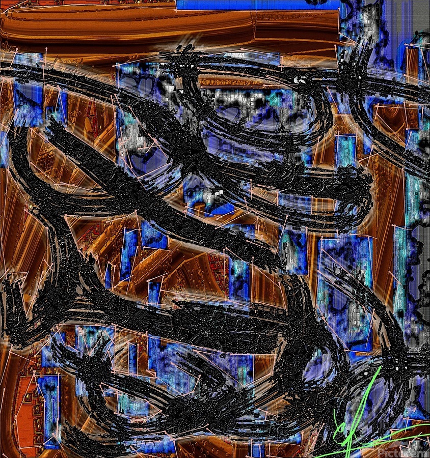 The Seven Steps Snake by Ed Purchla Wall Art