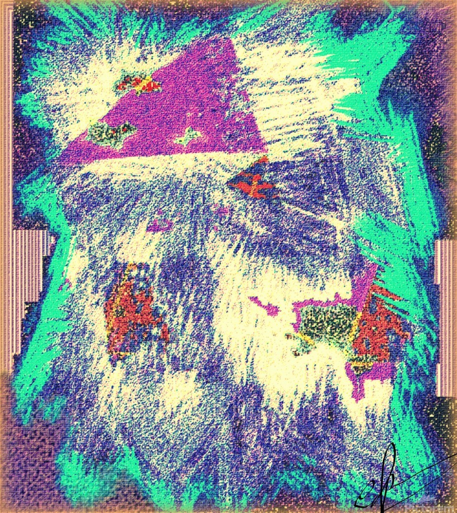 Exploding Head Syndrome by Ed Purchla Wall Art