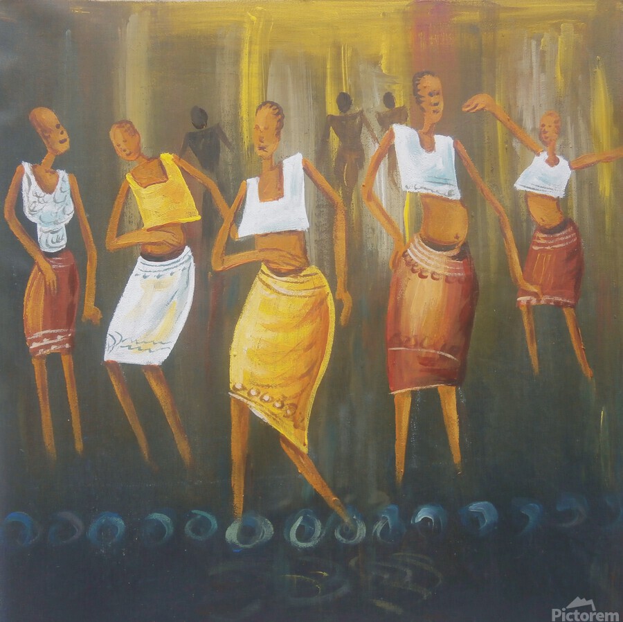 Our Ladies by Isaac Opoku Badu Wall Art