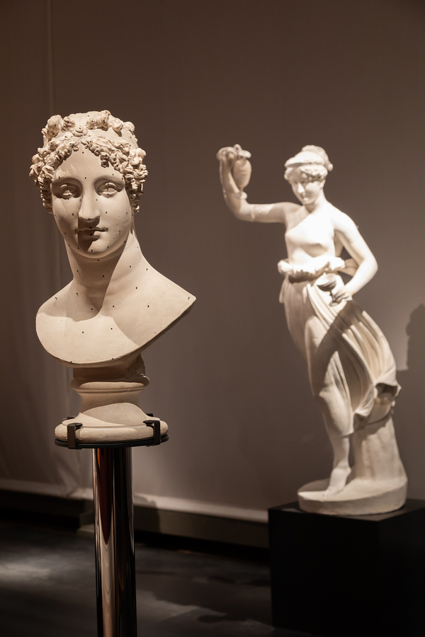 Classical art museum interior white marble statues nobody by Paolo ...
