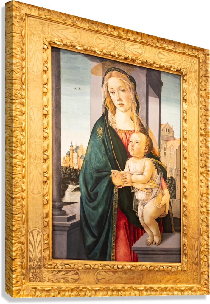 Madonna and Child by Sandro Botticelli ca 1490 - tempera on pa by Paolo ...