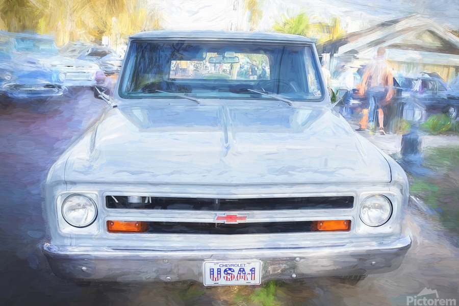 1967 Gray Chevrolet Stepside C10 Stepside Pickup Truck X11 4 by Rich ...