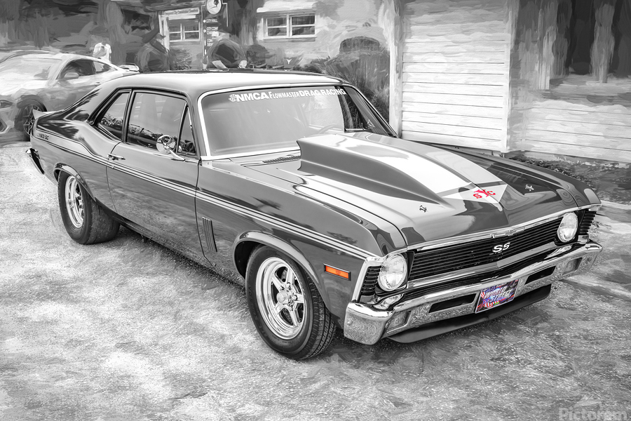1971 Chevrolet Nova Yenko X 3 by Rich Franco Wall Art