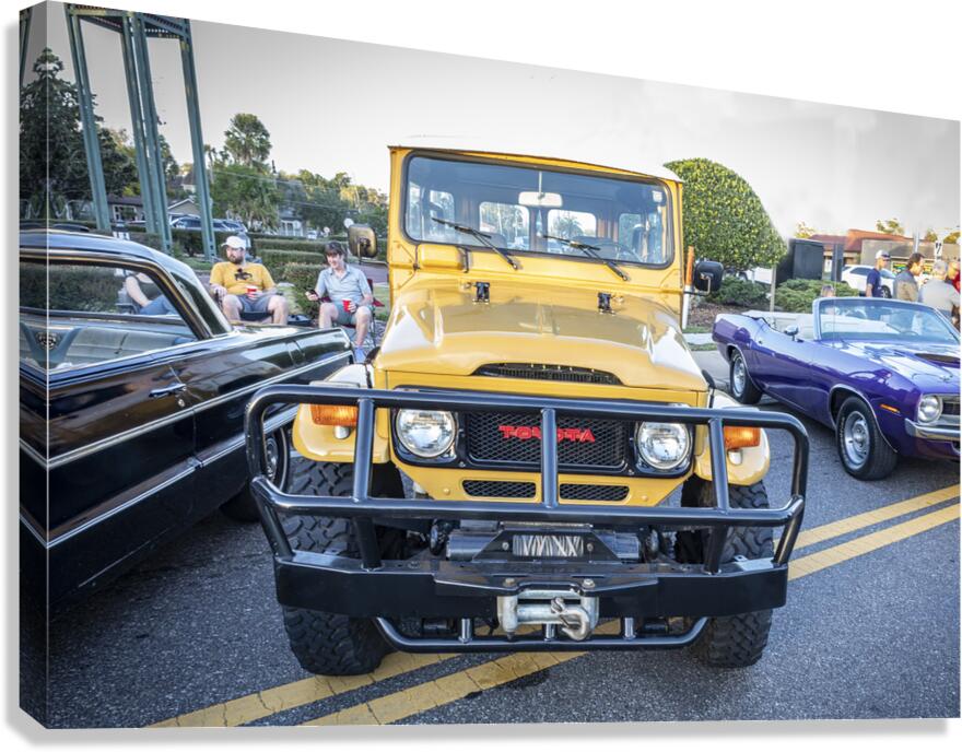 1978 Yellow Toyota Landcruiser X 1 by Rich Franco Wall Art