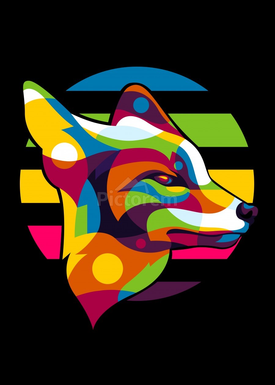 The Fox Inside by wpaprint Wall Art