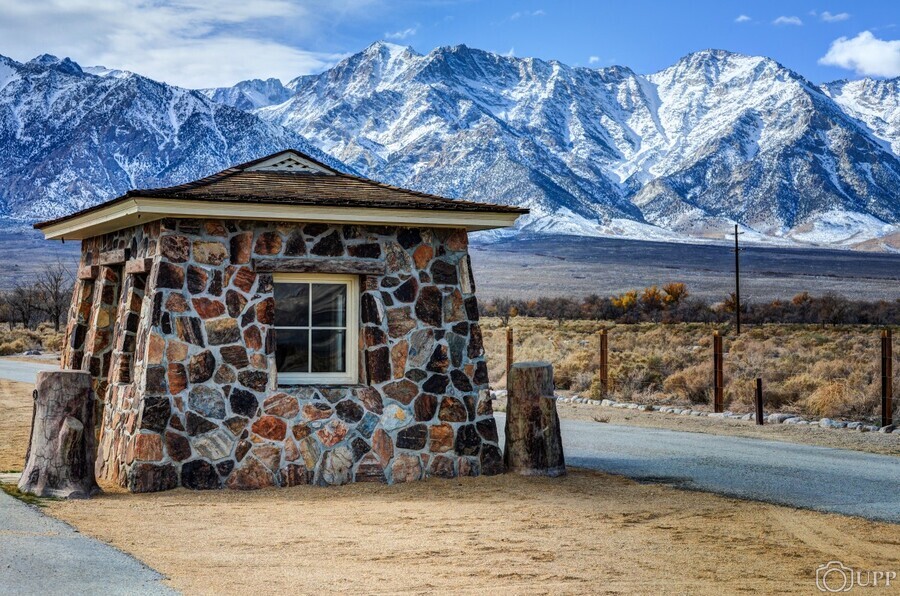 Guard House Manzanar Internment Camp World War II by Gary Whitton Wall Art