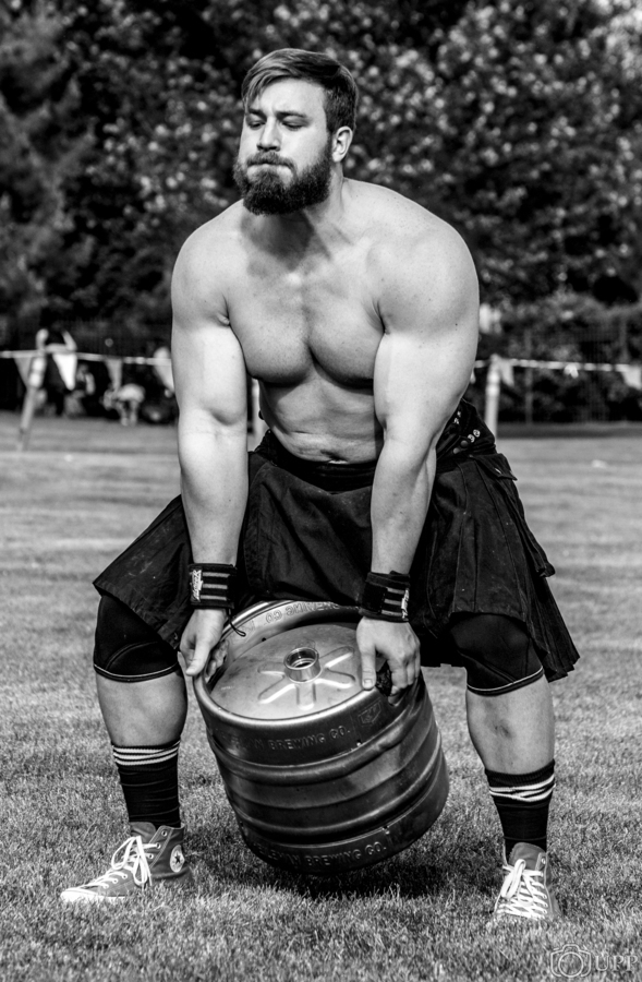 Keg Throw - Scottish Festival and Highland Games by Gary Whitton Wall Art