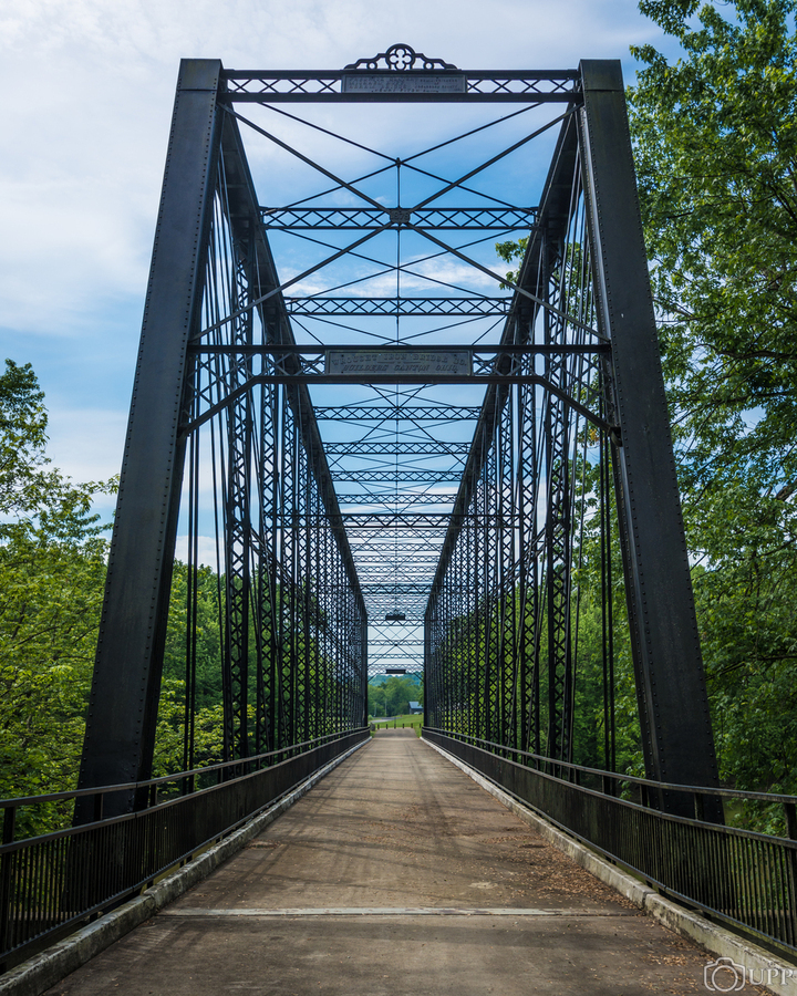 Historic Triple Whipple Wrought Iron Truss Bridge - Indiana by Gary ...