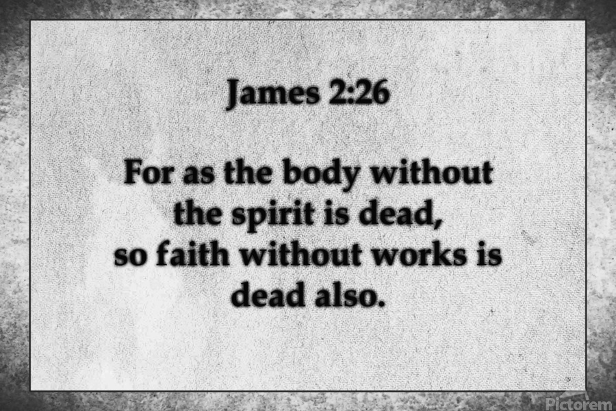 James 2 26 by Artistic Bible Wall Art