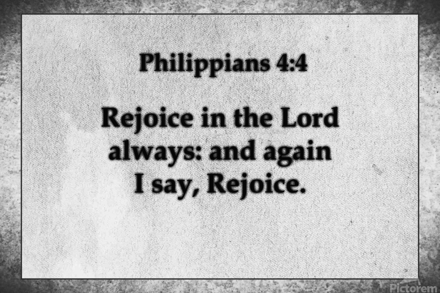 Philippians 4 4 par Artistic Bible