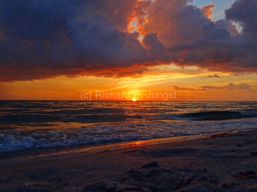 Captiva Sunset by Richard D. Jungst Wall Art