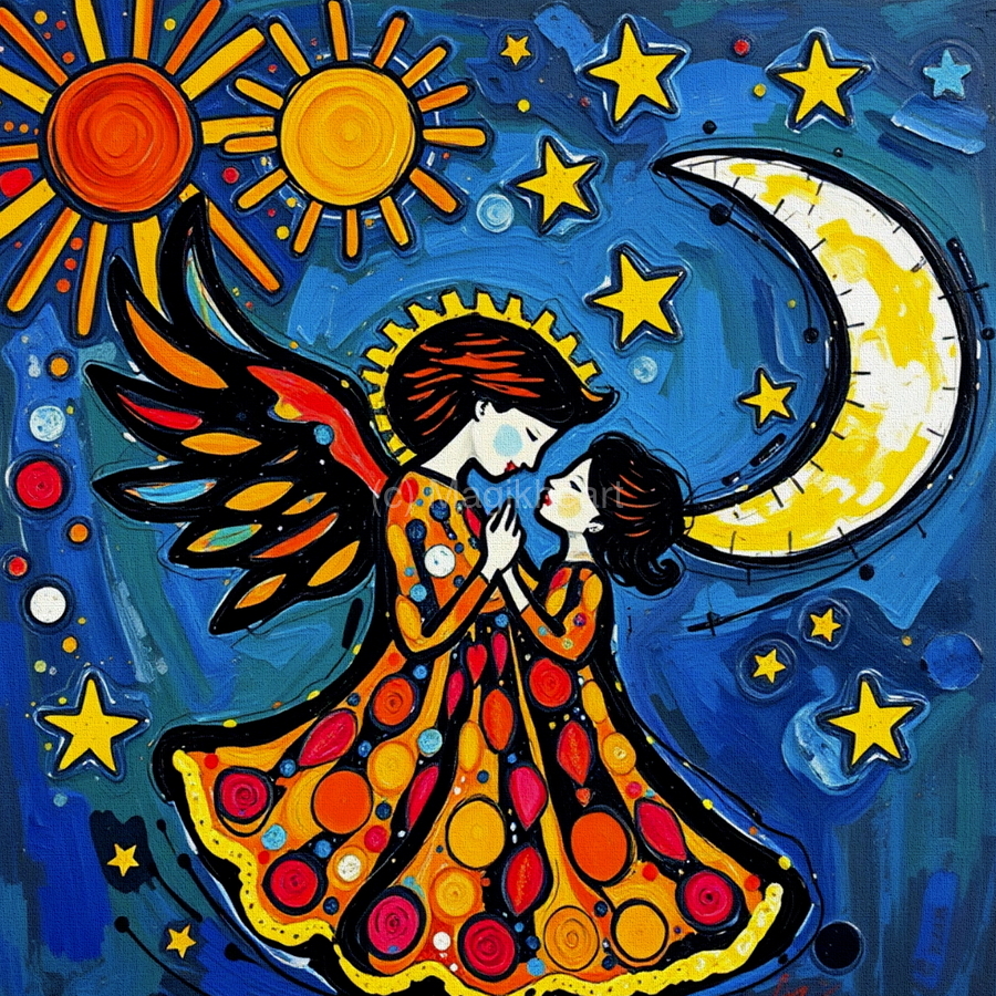 Angels 2025 05 22 10 45 55 by Magikheart Wall Art