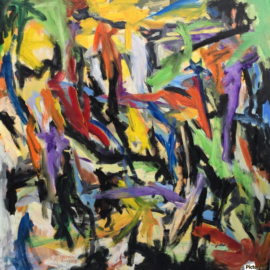 Breeze beach grill by Khalid Alzayani Wall Art